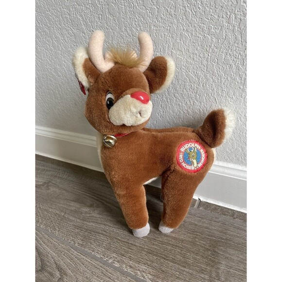 Applause | Toys | Vintage Applause Rudolph Red Nose Reindeer With ...